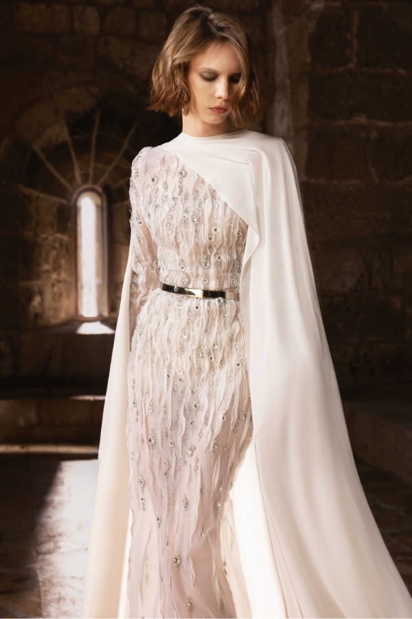 Sheer Silk Tulle Gown – Tony Ward Couture | Tony Ward Couture